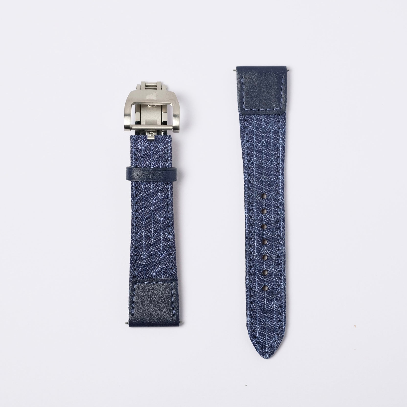 Luxury Silk Art Dect Watch Strap in Blue – RSM Watch Strap