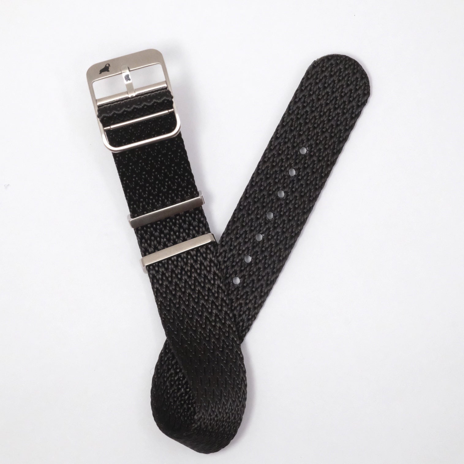RSM Herringbone Twill Watch Strap - Artillery Black – RSM Watch Strap