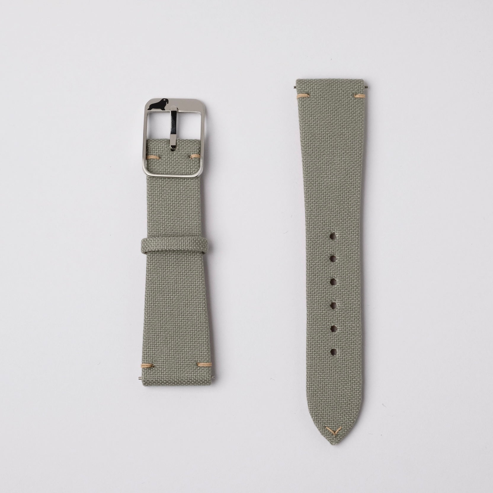 RSM Fine Canvas Watch Strap - Safari Green – RSM Watch Strap