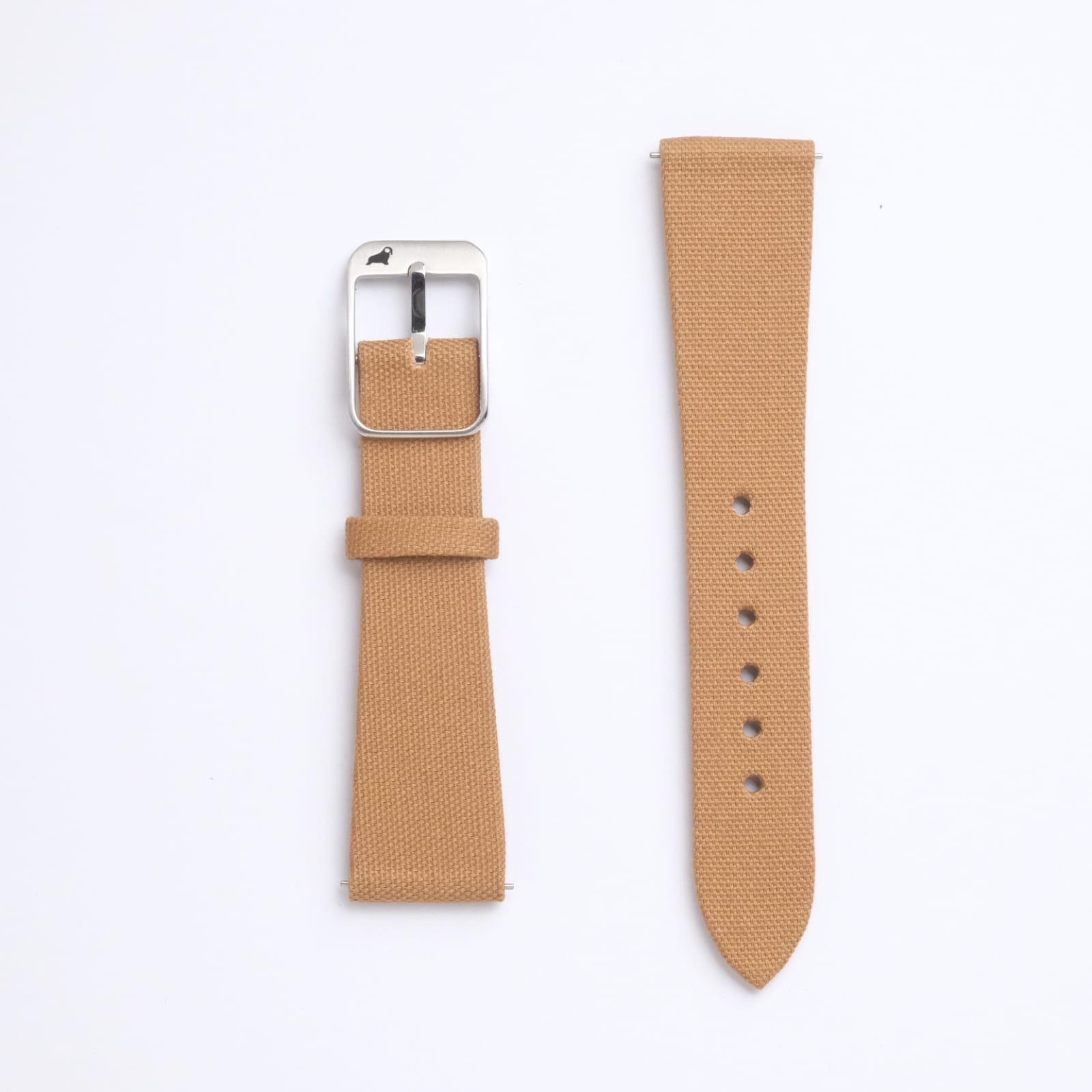 Fine Canvas Watch Strap in Roasted Tea by RSM Watch Strap